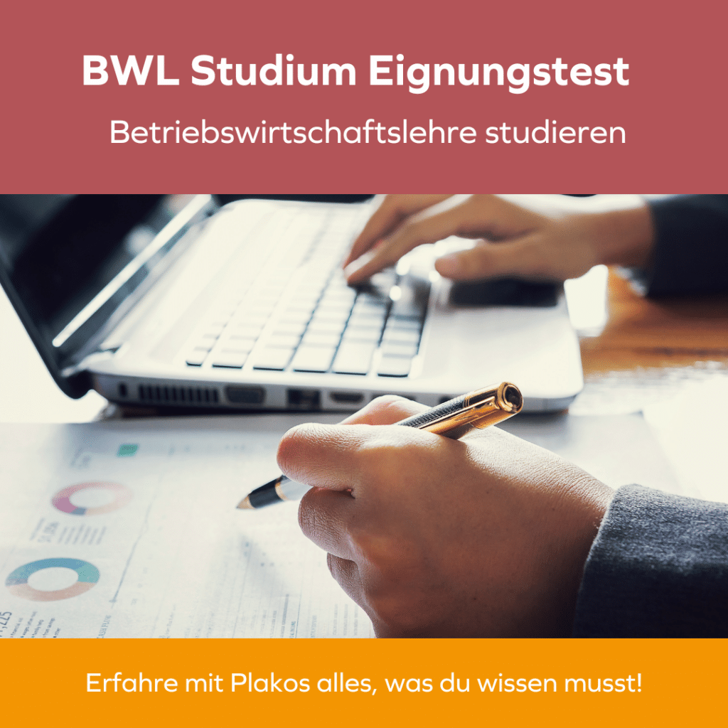 ᐅ BWL Studium Eignungstest - Betriebswirtschaftslehre studieren
