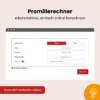 ᐅ Promillerechner - Alkoholabbau einfach online berechnen