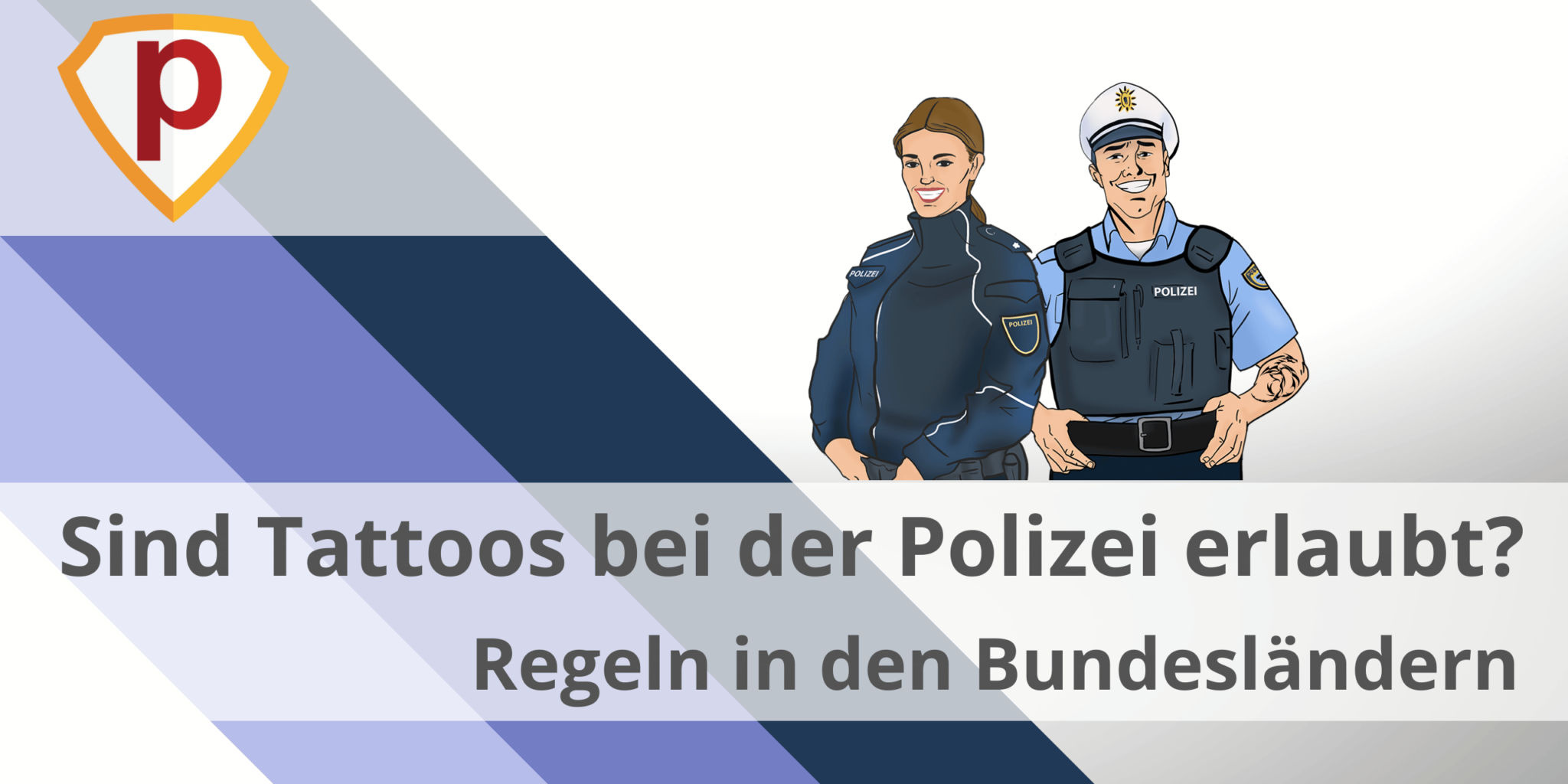 Tattoos bei der Polizei: Regeln in den Bundesländern