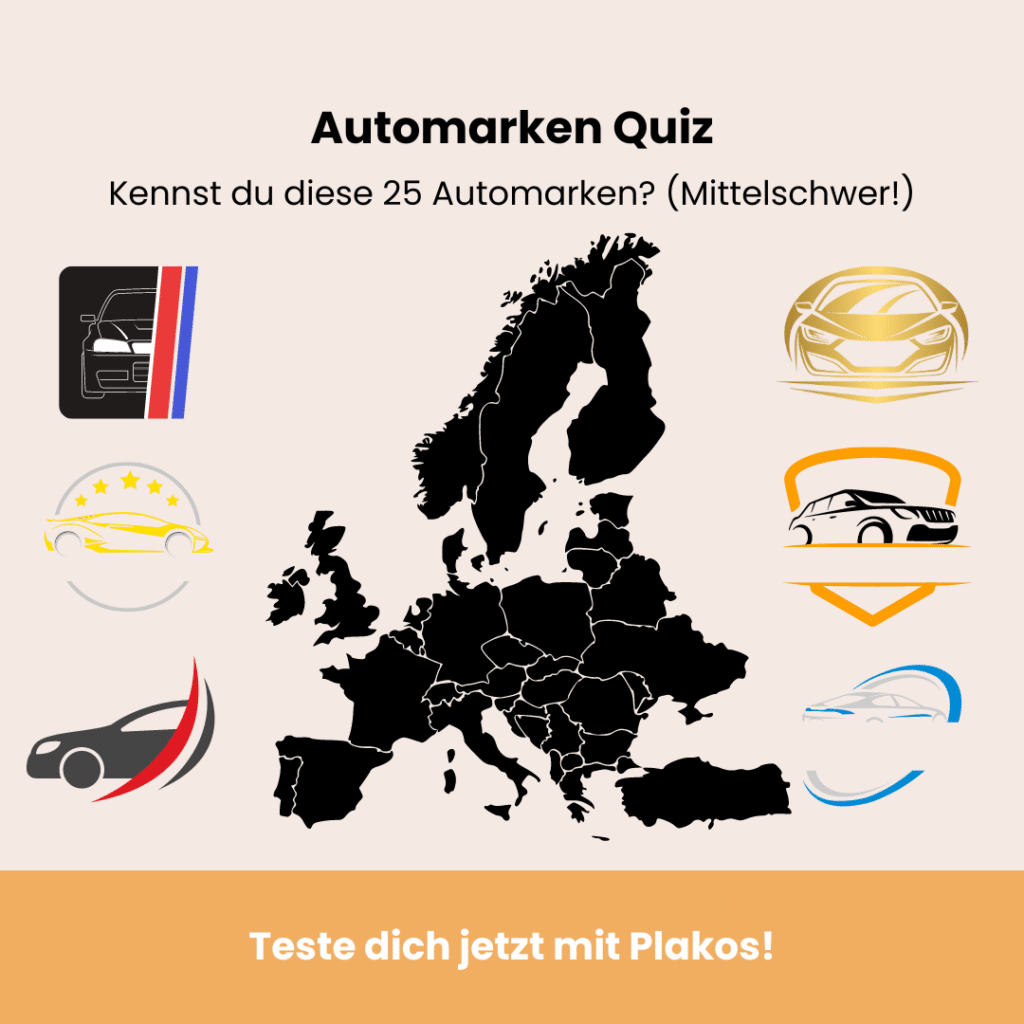 ᐅ Automarken Quiz - Kennst du diese 25 Automarken? (Mittelschwer!)