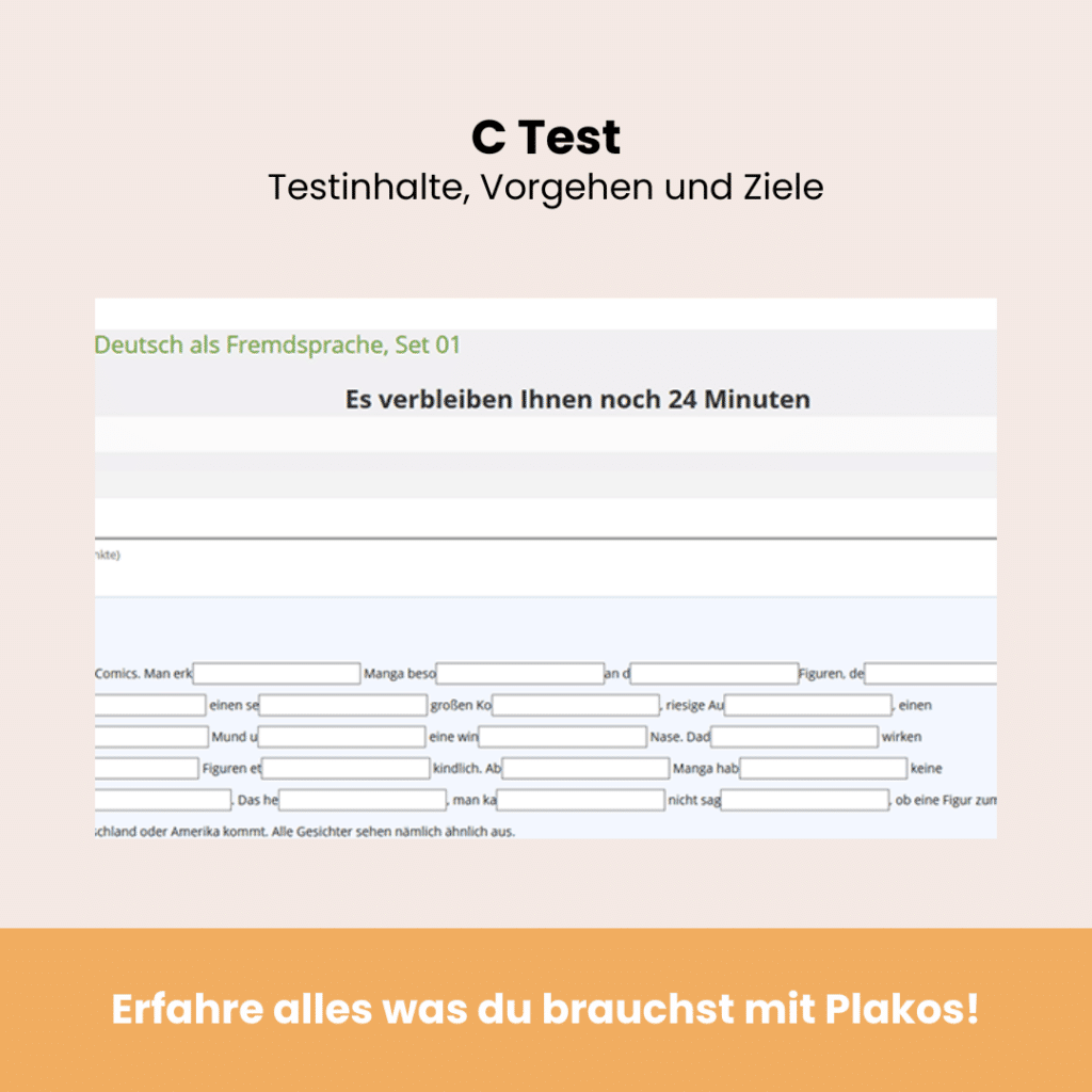 ᐅ C Test: Testinhalte, Vorgehen und Ziele - Plakos Akademie