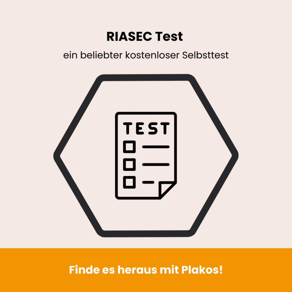 RIASEC Test - ein beliebter kostenloser Selbsttest - Plakos Akademie