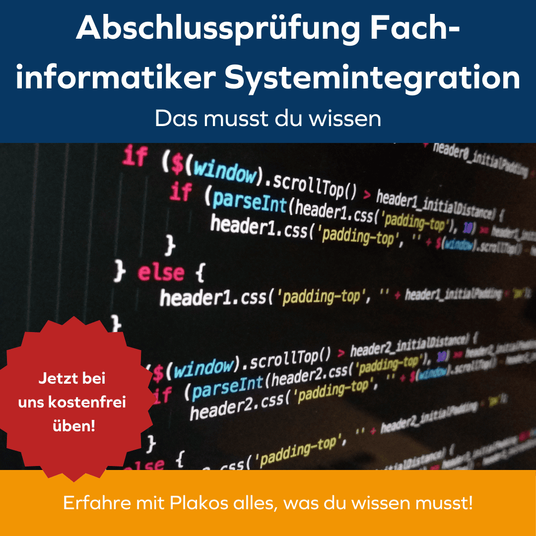 Fachinformatiker Systemintegration Prüfung - online üben