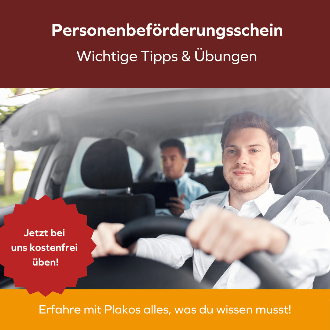 Personenbeförderungsschein / P-Schein - Jetzt online üben